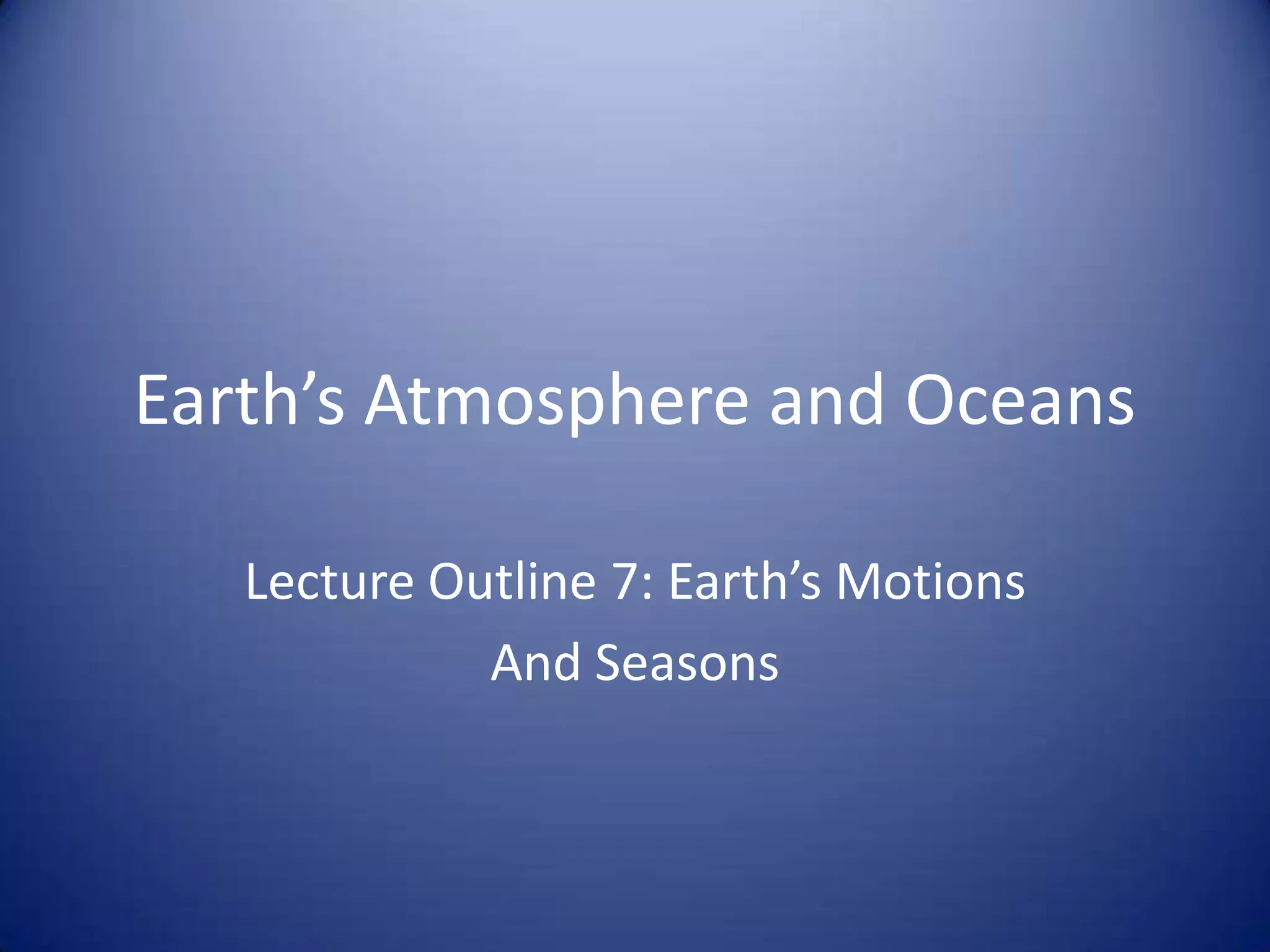 Lo7 motions and seasons | PPT