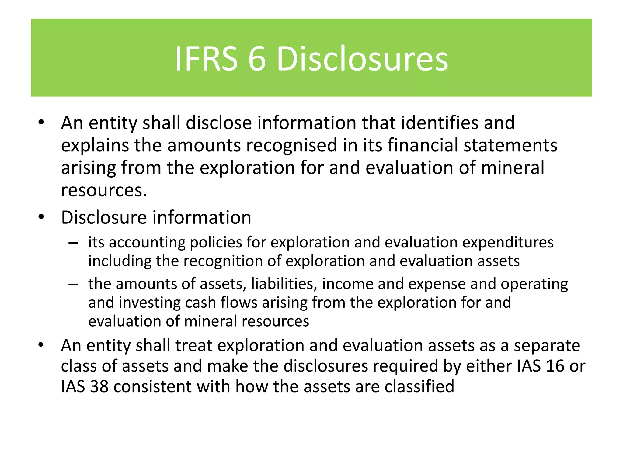 Ifrs 6 | PPTX