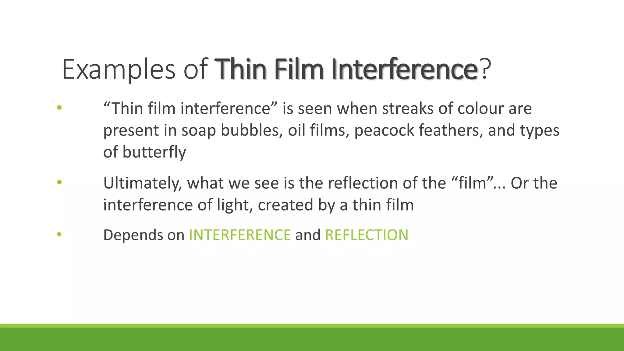 Learning Objective 9 - Thin Film Interference | PPTX