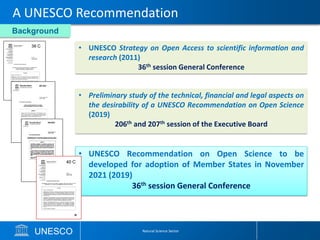 LOA2020 Building a Global Consensus on Open Science - Towards the ...