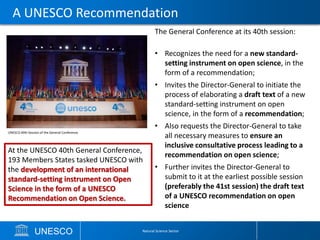LOA2020 Building a Global Consensus on Open Science - Towards the ...