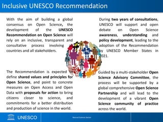 LOA2020 Building a Global Consensus on Open Science - Towards the ...