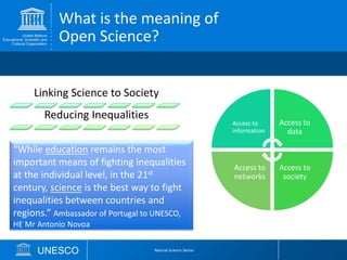 LOA2020 Building a Global Consensus on Open Science - Towards the ...