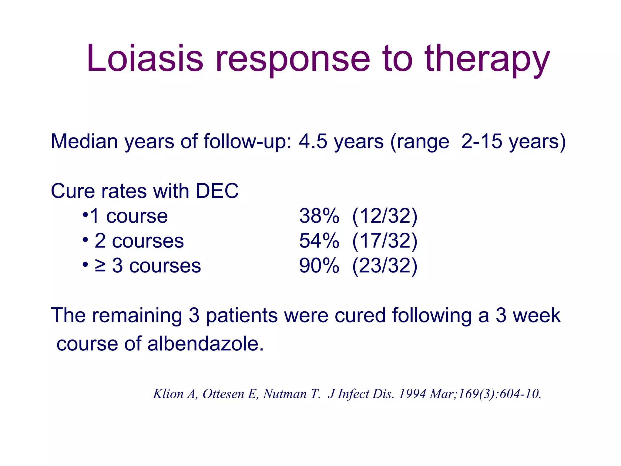 Loa Loa Cope By Dr Nutman Ppt