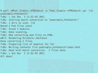Hachioji.pm in Machida の LT | PPT