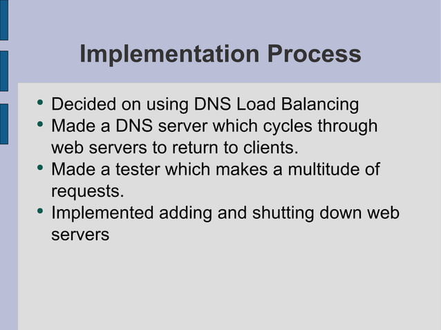 Load Balanced DNS Server A server which cycles through IP ... | PPT