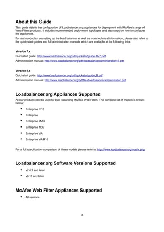 Load-Balancer-Deployment-Guide-für-McAfee-Web-Proxies-bzw-WebFilter | PDF