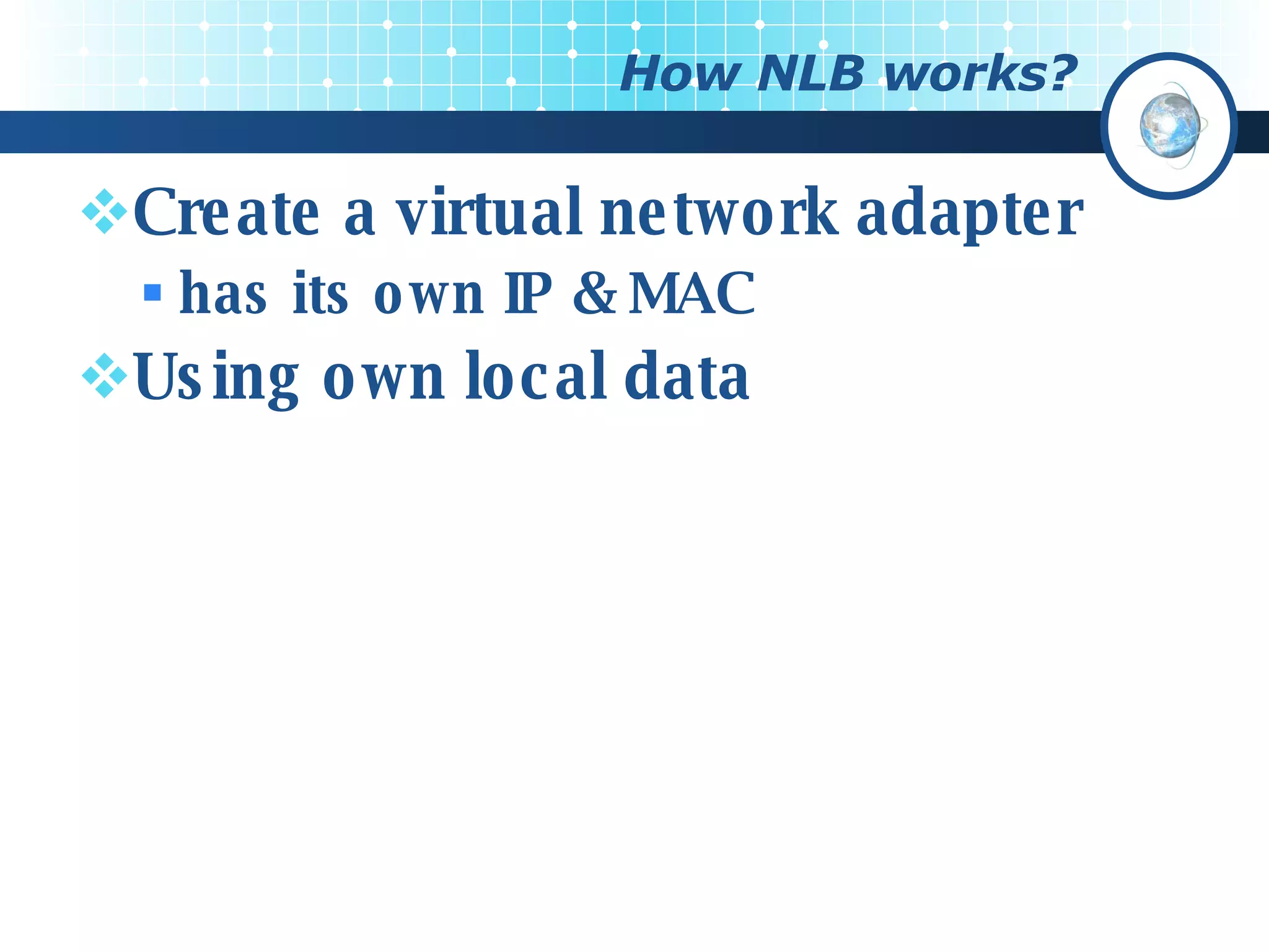Load Balancing | PPT | Computer Networking | Computing