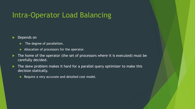 Load Balancing In Parallel And Distributed Database Pptx Databases Computer Software And