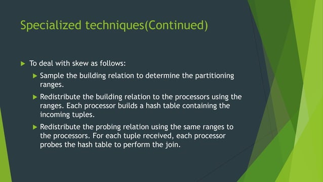 Load Balancing In Parallel And Distributed Database Pptx Databases Computer Software And