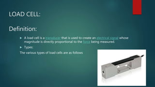Load cell-transducer | PPTX