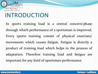 Sports Load | PPTX