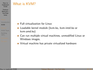 Load2010 Kvm Tutorial | PDF