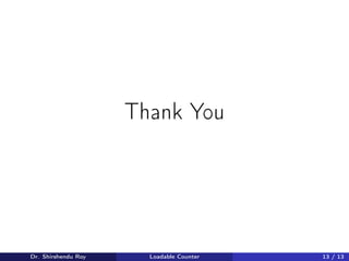 Synchronous Loadable Up and Down Counter | PDF