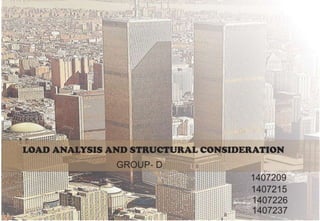 Load analysis and structural consideration | PPTX