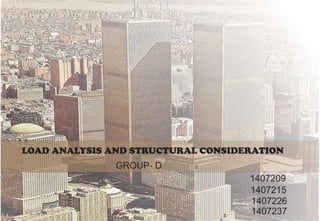 Load analysis and structural consideration | PPT