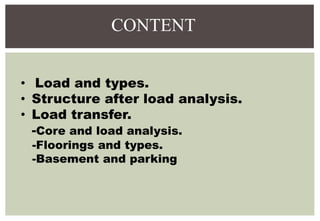 Load analysis and structural consideration | PPTX