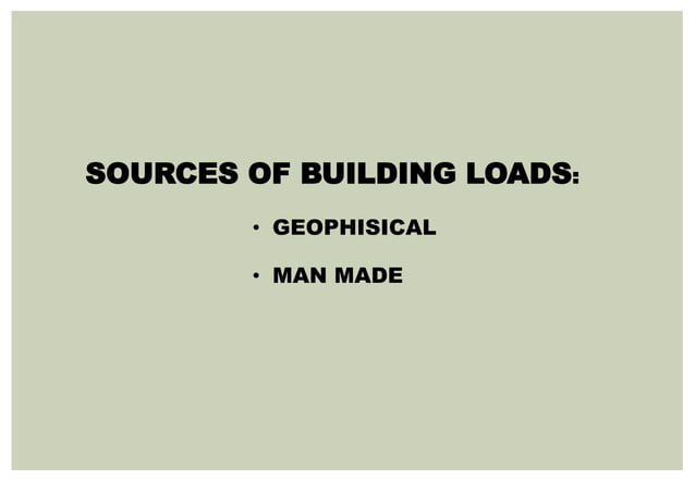 Load analysis and structural consideration | PPT