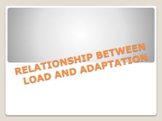 Sports Training : Load and adaptation | PPTX