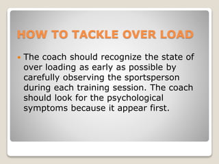 Sports Training : Load and adaptation | PPTX