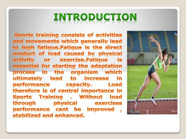 Sports Training : Load and adaptation | PPTX | Sports