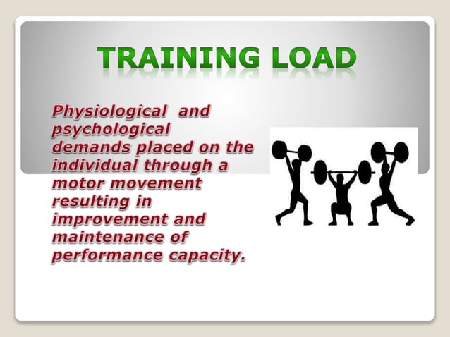 Sports Training : Load and adaptation | PPTX | Sports