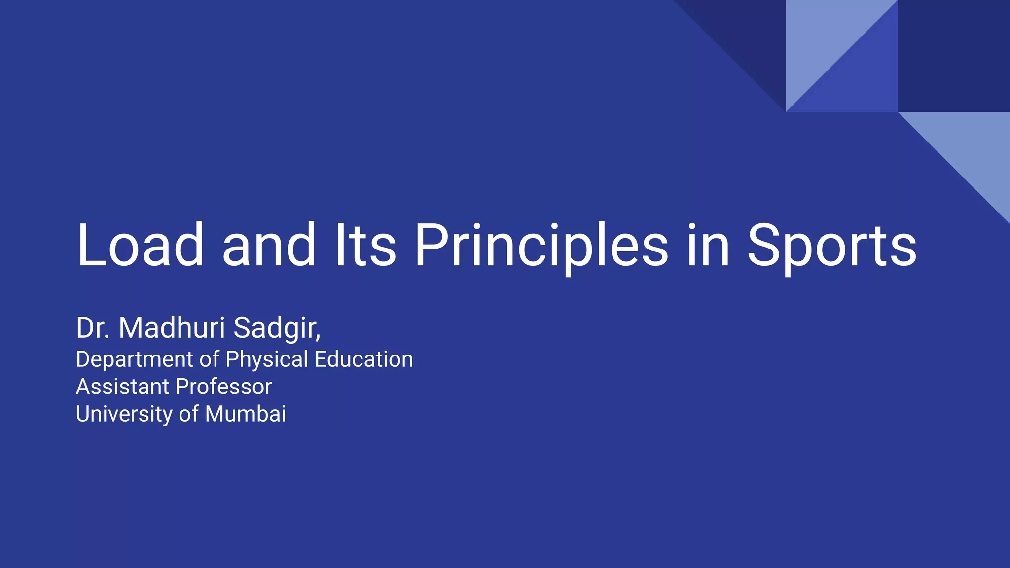 Load and its principles | PDF