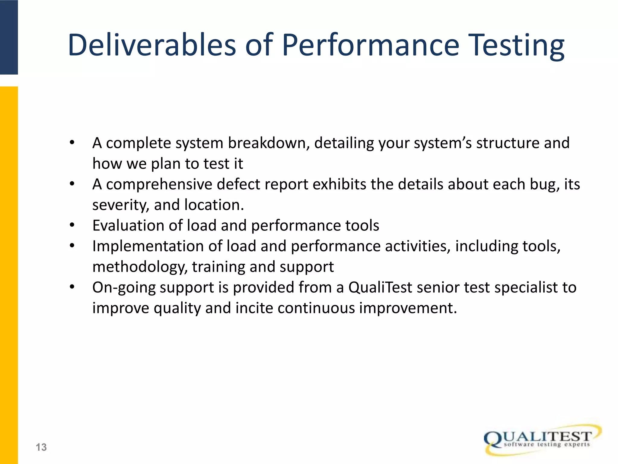 Load and performance testing | PPTX | Computer Software and ...