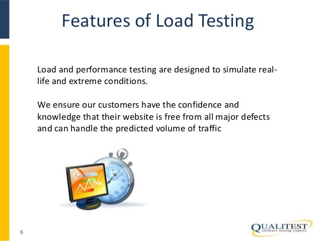 Load and performance testing