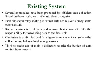 Load balanced clustering with mimo uploading technique for mobile data gathering in wsn | PPT