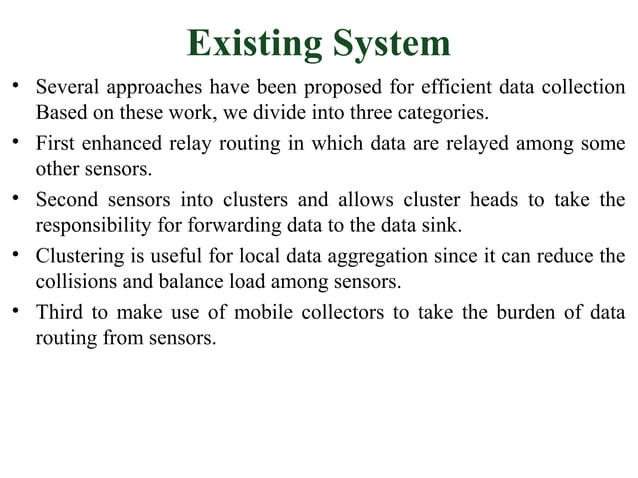 Load balanced clustering with mimo uploading technique for mobile data gathering in wsn | PPT