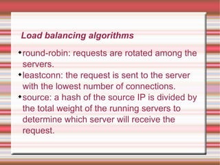 Web Server Load Balancer | PPT