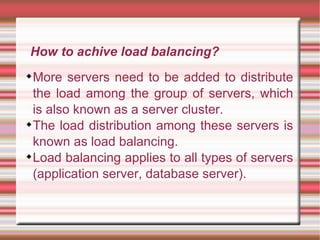 Web Server Load Balancer | PPT