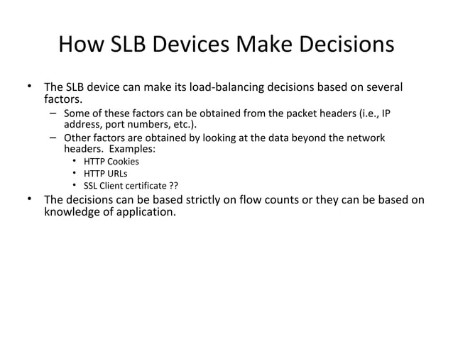 Load balancing | PPT