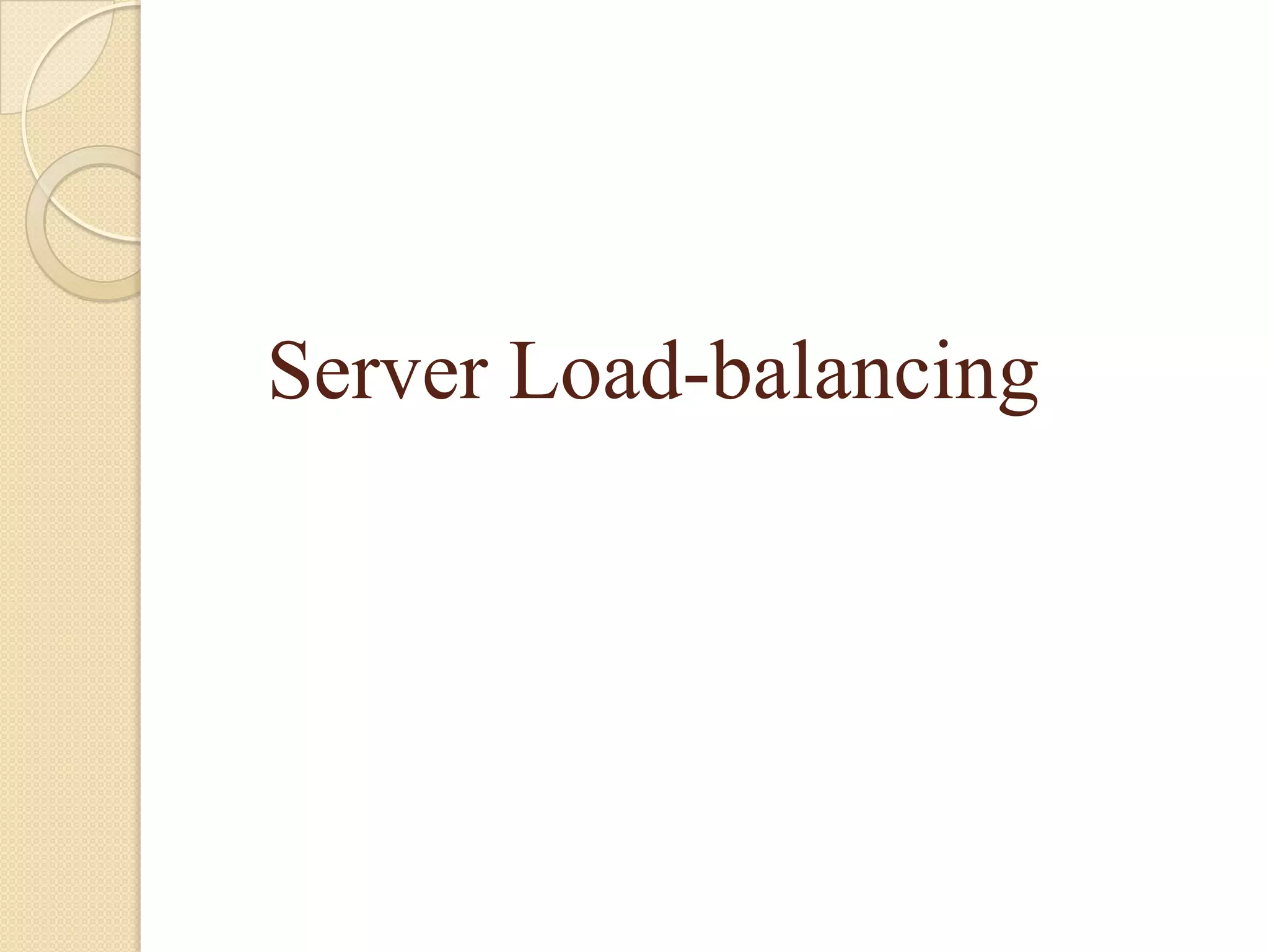 Load balancing | PPTX