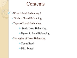 Load balancing | PPTX