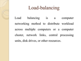 Load balancing | PPTX