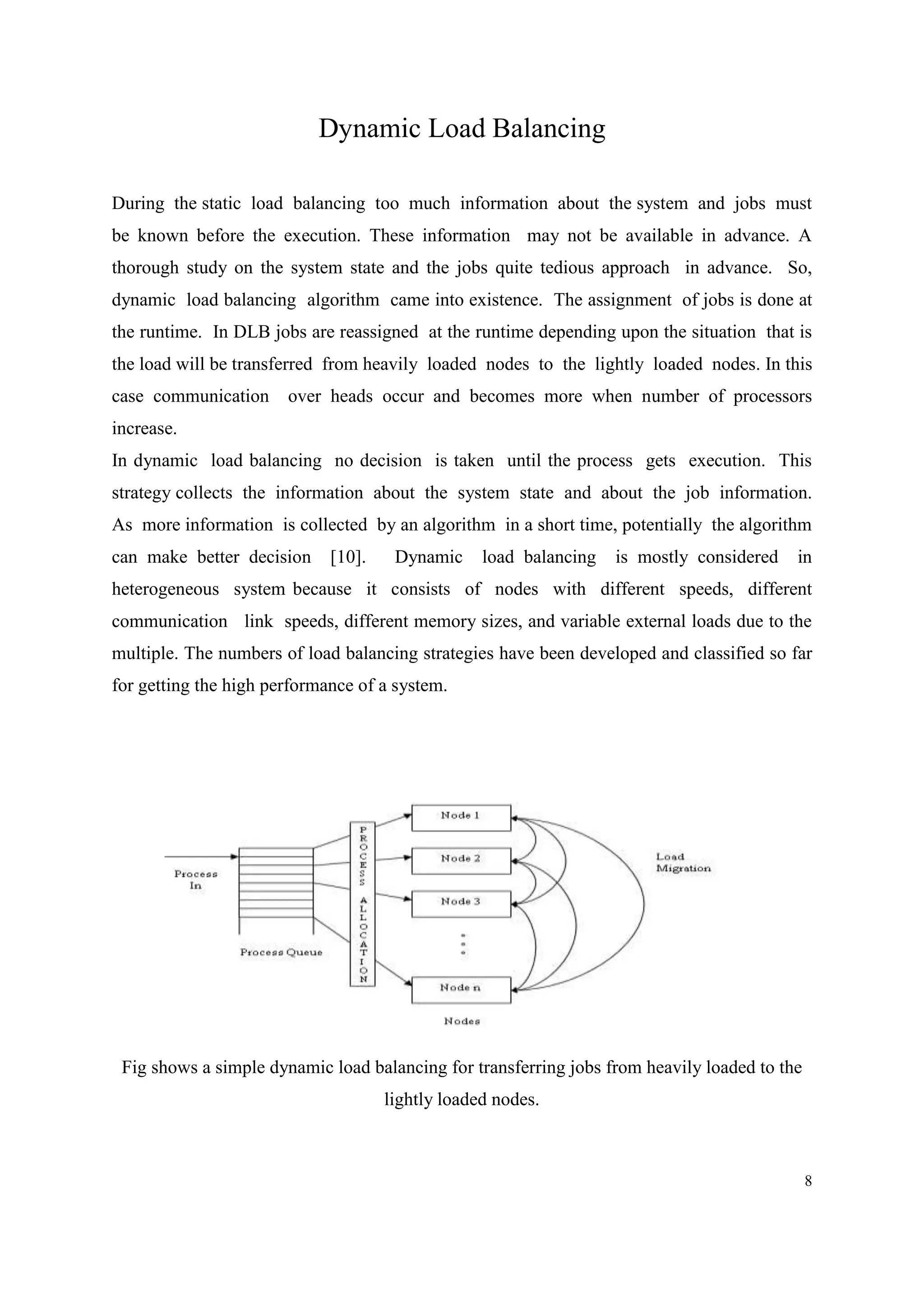 Load balancing in Distributed Systems | DOCX