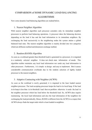 Load balancing in Distributed Systems | DOCX