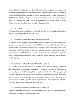 Load balancing in Distributed Systems | DOCX