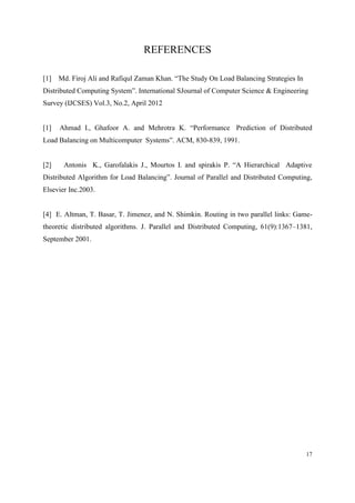 Load balancing in Distributed Systems | DOCX