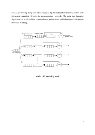 Load balancing in Distributed Systems | DOCX
