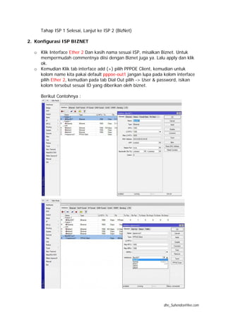 Load balancing Speedy & Biznet | PDF