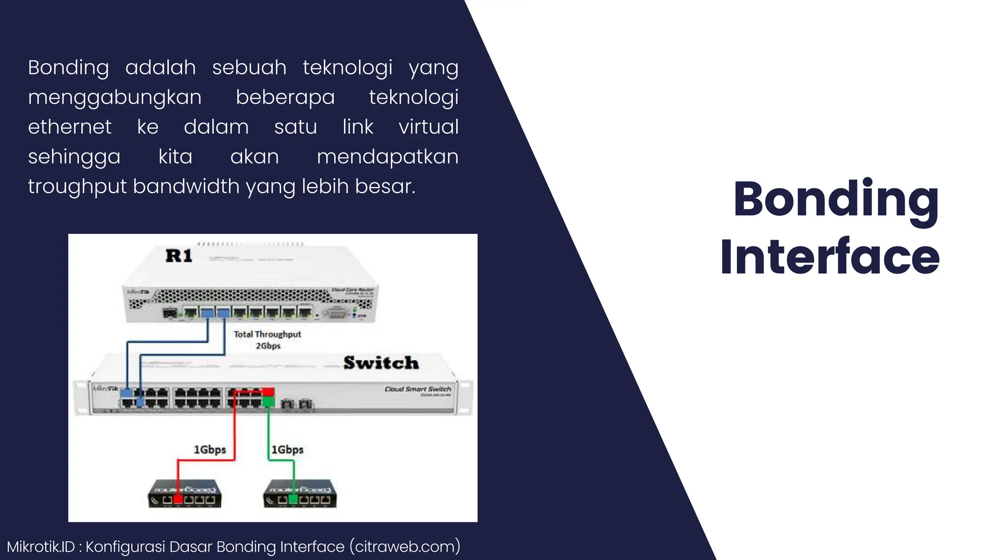 Load Balancing menguunakan router Mikrotik | PPT