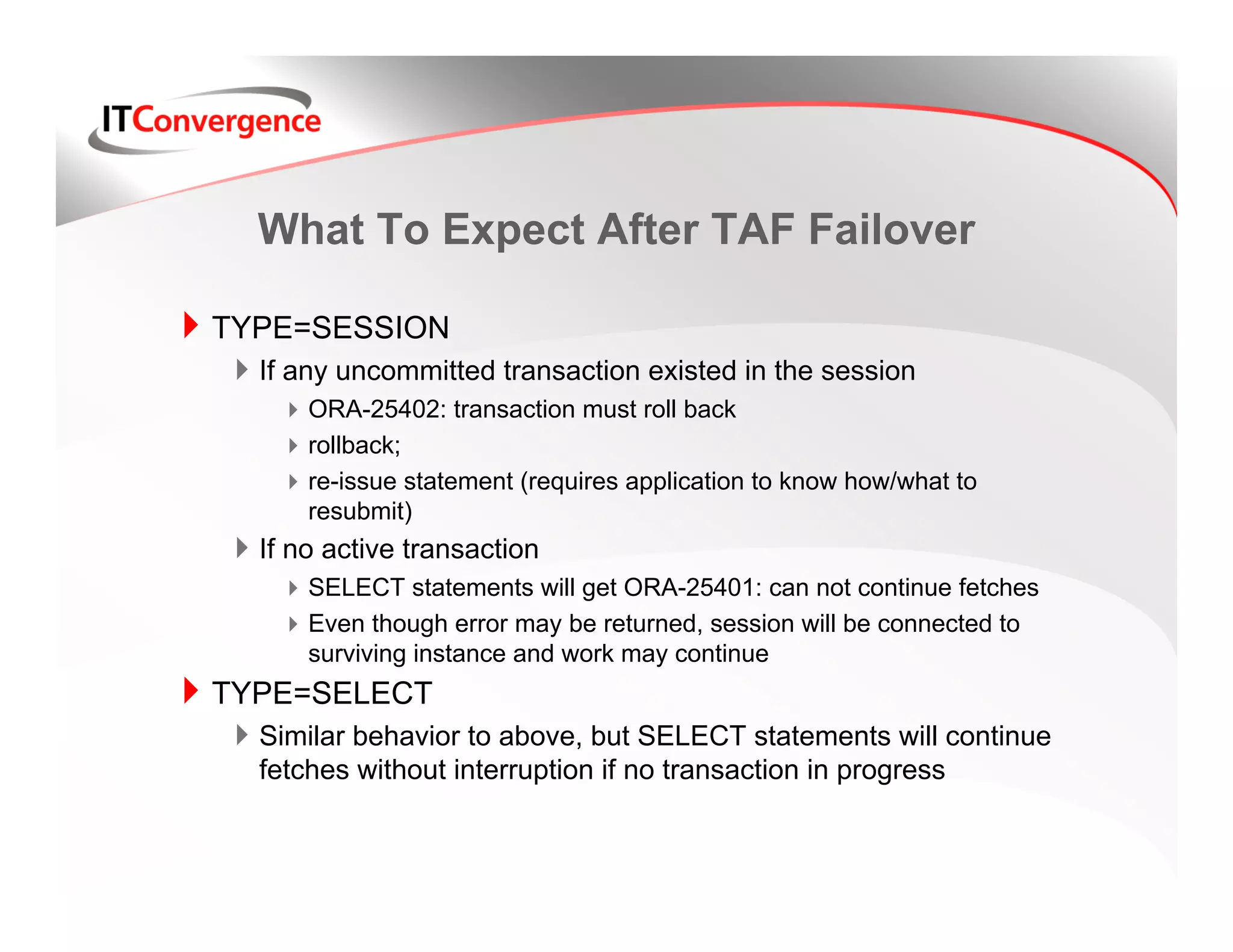 Load Balancing And Failover Options Pdf Databases Computer