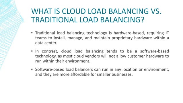 Load balancing in cloud computing.pptx | Cloud Computing | Internet