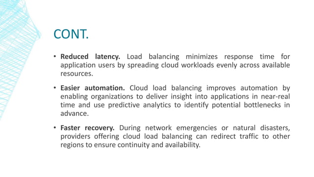 Load balancing in cloud computing.pptx | Cloud Computing | Internet