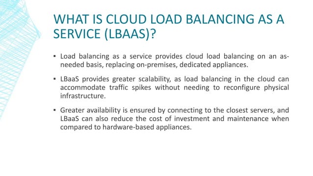 Load balancing in cloud computing.pptx | Cloud Computing | Internet