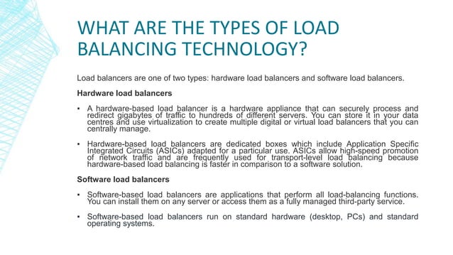 Load balancing in cloud computing.pptx | Cloud Computing | Internet