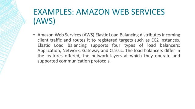 Load balancing in cloud computing.pptx | Cloud Computing | Internet